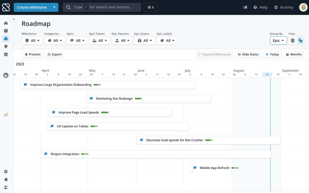 Shortcut Roadmap - Shortcut